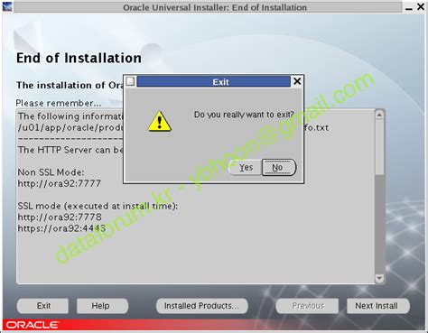 Oracle Database 9i R2 Oracle Dataforum