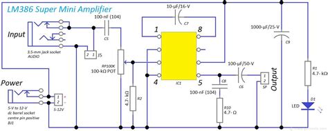 Lm386 Datasheet Complete Guide To Audio Power Amplifier