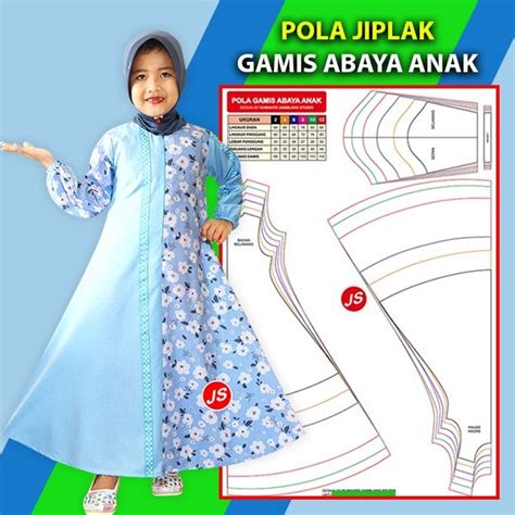 Ukuran Pola Baju Gamis Anak Perempuan Pola Dasar Baju Anak Perempuan