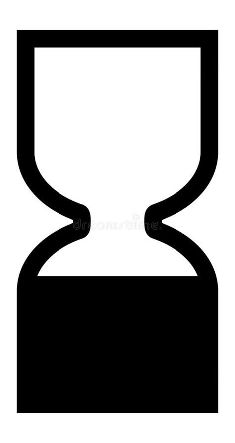 Symbol Of Hourglass Stock Illustration Illustration Of Idea 26312539