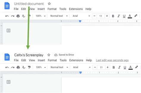 How To Write A Script On Google Docs Step By Step Guide Celtx Blog