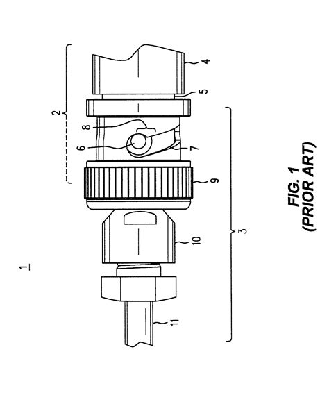 Connector Patents Bnc Drawing Sketch Coloring Page