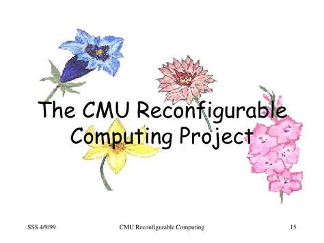 PPT The CMU Reconfigurable Computing Project PowerPoint Presentation ID