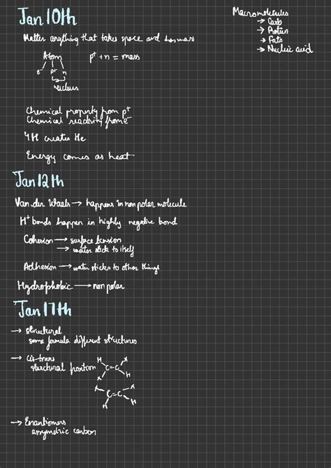 Lecture Sdefwgr Janlott Macromolecules Carb ~ Protien Matter