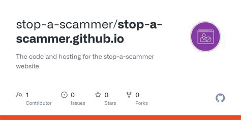 github stop a scammer stop a the code and hosting