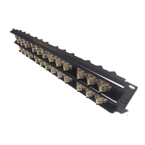 Commscope Systimax 48 Port 2u Angled Patch Panel M2000 48 Unj600 Adhesive Networks