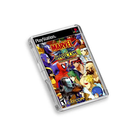 Marvel Vs Capcom Magnet Ps1 Inspired Gaming Fridge Magnets