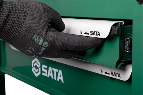 95112 两抽屉滑盖式工具车 Sata世达