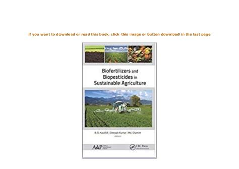 ~ Downloadebook ~ Biofertilizers And Biopesticides In Sustainable