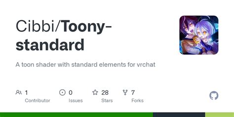 Github Cibbitoony Standard A Toon Shader With Standard Elements For