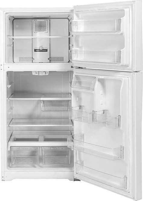 GE 21 9 Cu Ft Top Freezer Refrigerator GTS22KGNRWW Superco