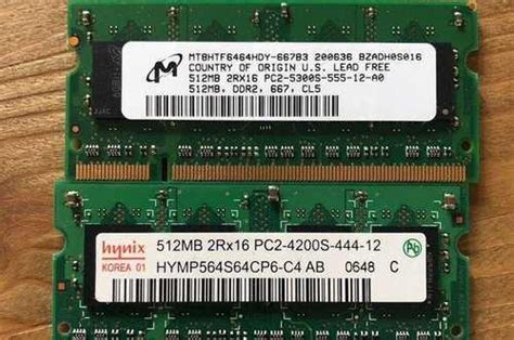 Оперативная память 512 x2 DDR2 ноутбук Festima Ru Мониторинг объявлений