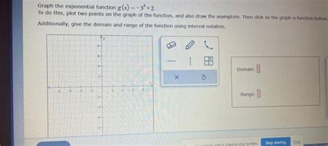 Solved Graph The Exponential Function G X X To Do Chegg