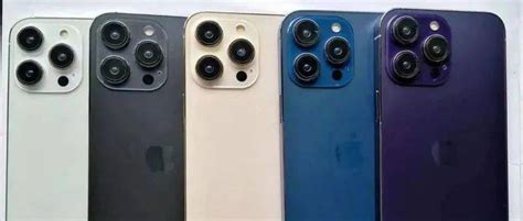 Iphone 14 Pro五种配色曝光，深邃蓝代替远峰蓝紫色苹果max
