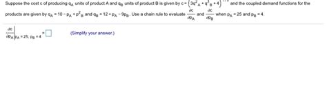 Answered Suppose The Cost C Of Producing Qa Bartleby