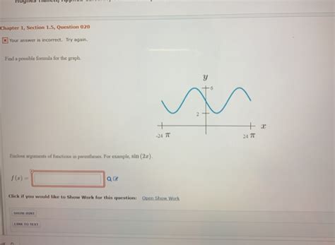 Solved Chapter Section Question Your Answer Is Chegg Com