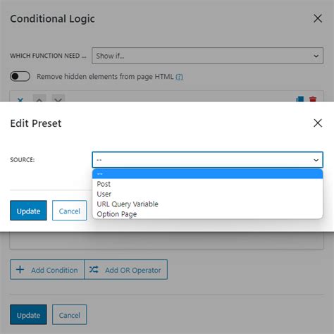 Conditional Visibility Settings Overview Crocoblock