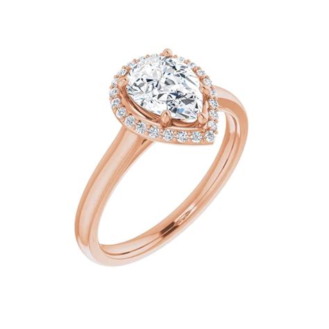 Pear Shaped Engagement Ring Temple And Grace Au