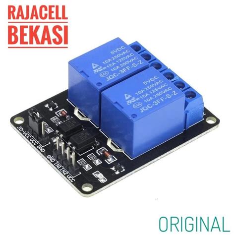 Jual Hi Quality Relay Module For Arduinoo 5v Low Trigger 1 2 4 8