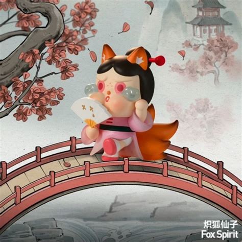 【正版現貨】14周年 無雙鎮 水果精靈 泡泡瑪特popmart 公仔 哭娃 畢奇 靜謐旅人 熾狐仙子 水蜜桃 Yoki 蝦皮購物