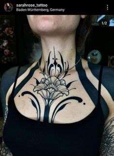 Pin By DulCar RamCha On Tattoos Black Ink Tattoos Neck Tattoo Body