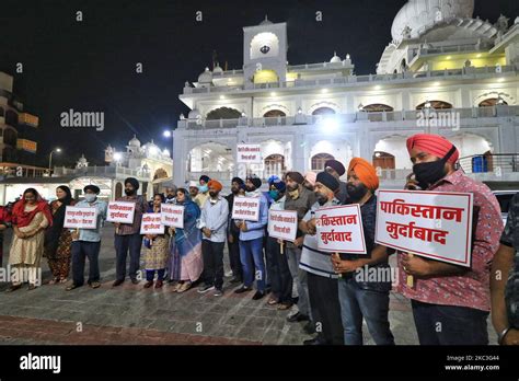 Sikh Community Members Hold A Protest Against Pakistan Government Over