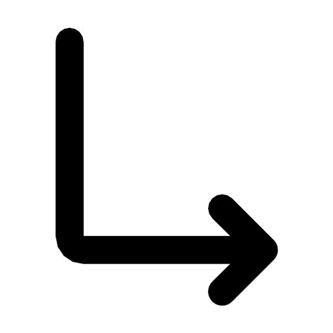 Turn Right Down Direction Vector SVG Icon SVG Repo