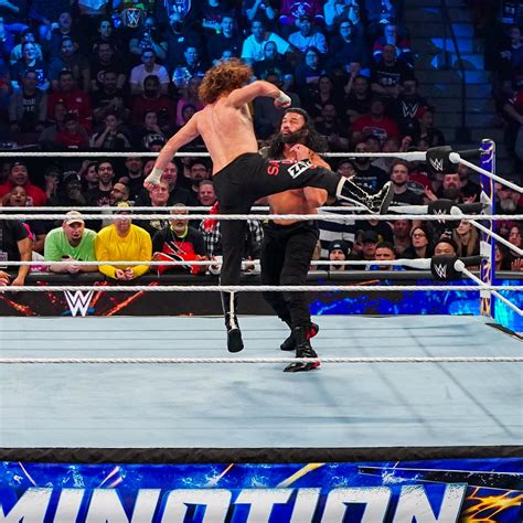 Roman Reigns Vs Sami Zayn Wwe Undisputed Universal Title Match