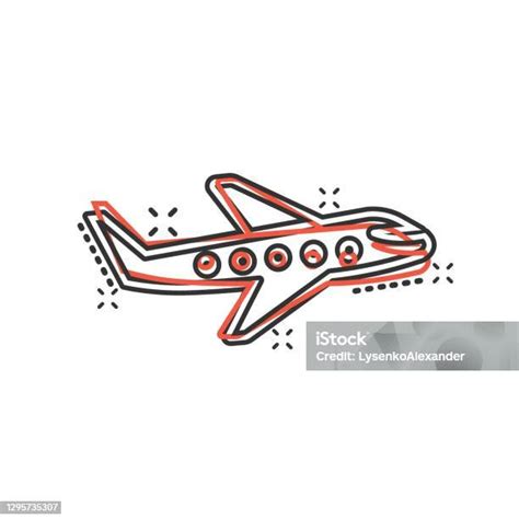 Icône Davion Dans Le Modèle Comique Illustration De Vecteur De Dessin