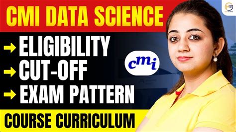 cmi m sc data science eligibility exam pattern course curriculum