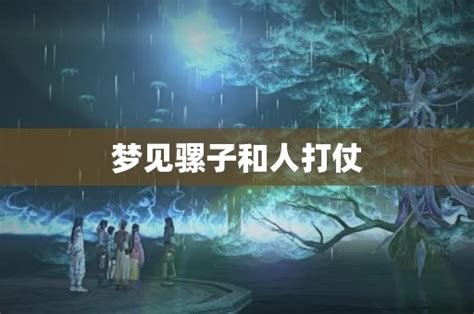 梦见骡子和人打仗 命理解梦