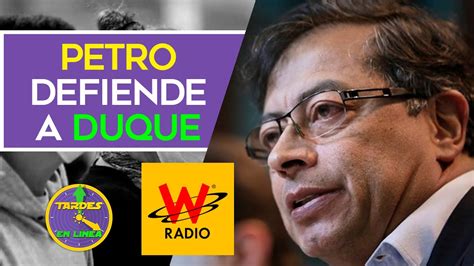 Entrevista A Gustavo Petro En La W 24 De Marzo De 2020 Youtube