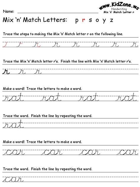 Summary Learn English Cursive Handwriting