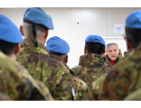 Tajani a militari Unifil Libano tutta l Italia vi è grata EspansioneTv