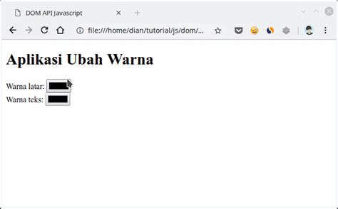 belajar javascript apa itu dom api dan bagaimana cara menggunakanya