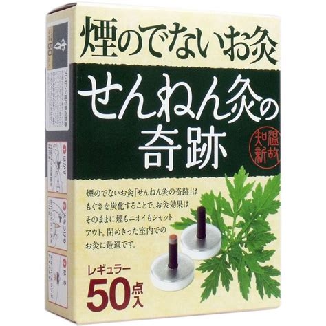 煙のでないお灸 せんねん灸の奇跡 レギュラー 50点入 5個セット 20230317010913 01864オーシャンチャイルド 通販