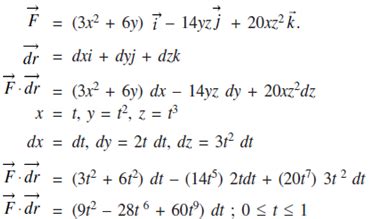 Vector Line Integral Maths For Engineers 1 Books Skedbooks