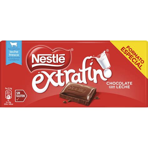 Comprar Chocolate Con Leche Sin Gluten Tableta 125 G NESTLE EXTRAFINO