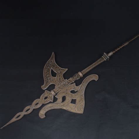 Golden Halberd Replica Elden Ring Cosplay Accessory Golden Weapon