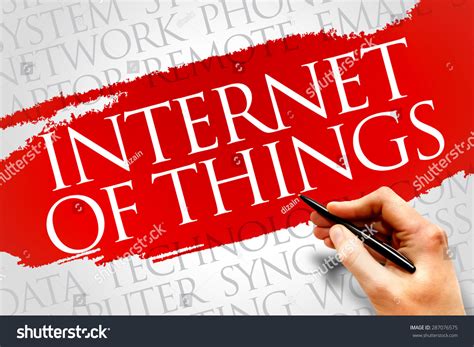 Internet Things Iot Word Cloud Concept Stock Photo Shutterstock