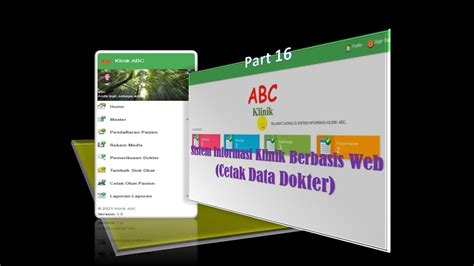 Part Pembuatan Sistem Informasi Klinik Dengan PHP Dan MySQL Dan Bootstrap Cetak Data Dokter