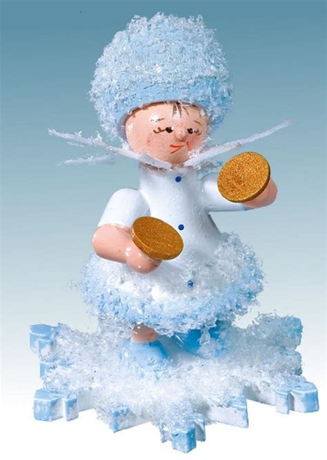 Kunstgewerbe Beer Drechslerei Kuhnert Schneeflöckchen mit Becken