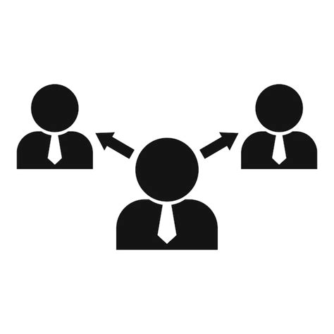 Premium Vector Outsource Business Icon Simple Illustration Of