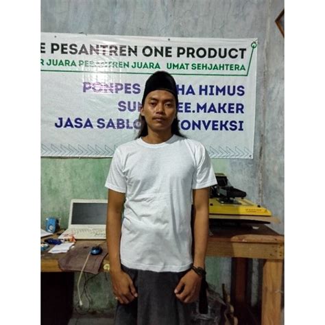 Jual KAOS POLOS PUTIH Shopee Indonesia
