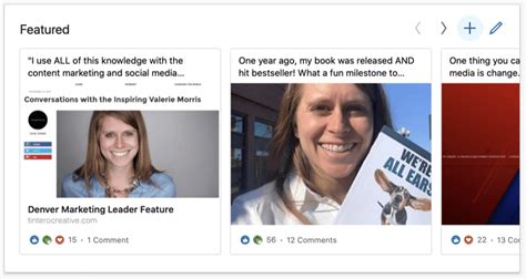 How To Use The Linkedin Featured Section On Your Profile Social Media