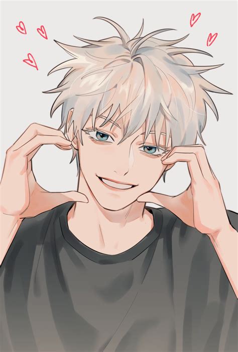 포피 On Twitter 고죠 아이돌 애교 시키기 ㅎㅎ~ M Anime Fanarts Anime Kawaii