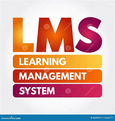 Lms Learning Management System Acronym Software Application For The Administration Documentation