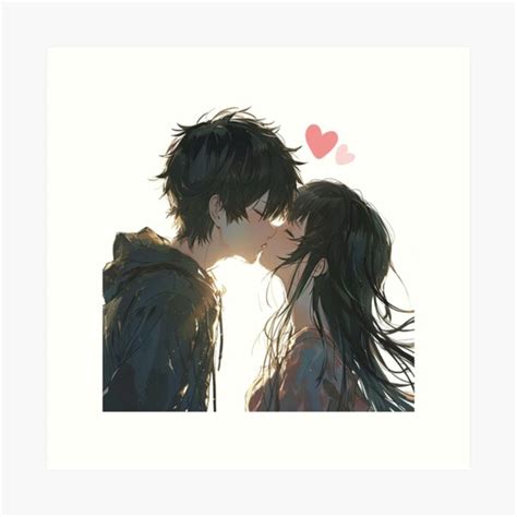 Boy And Girl Hugging Anime
