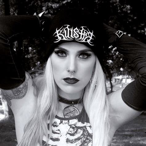Black Metal Girl Tattoo