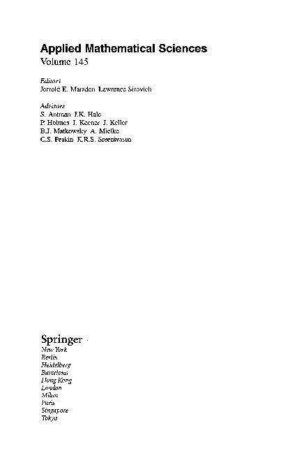 The N Vortex Problem Analytical Techniques PDF 4op570f76700